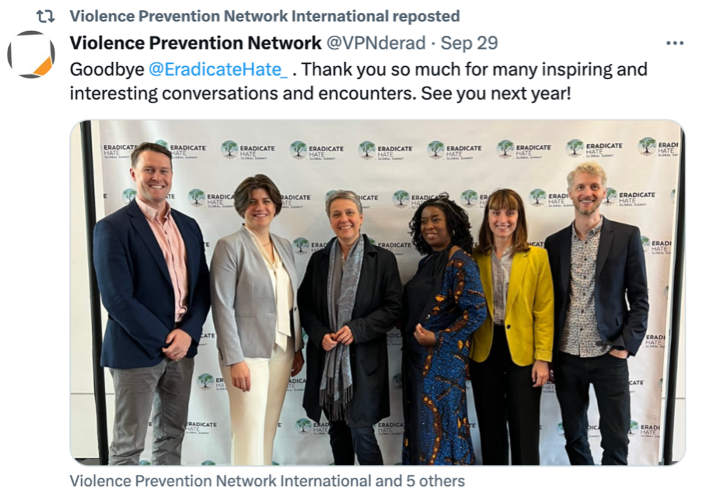 RESTORE Project - Violence Prevention Network at The Eradicate Hate ...